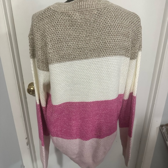 MACARON | Tops | Macaron Multi Color Knit Sweater | Poshmark